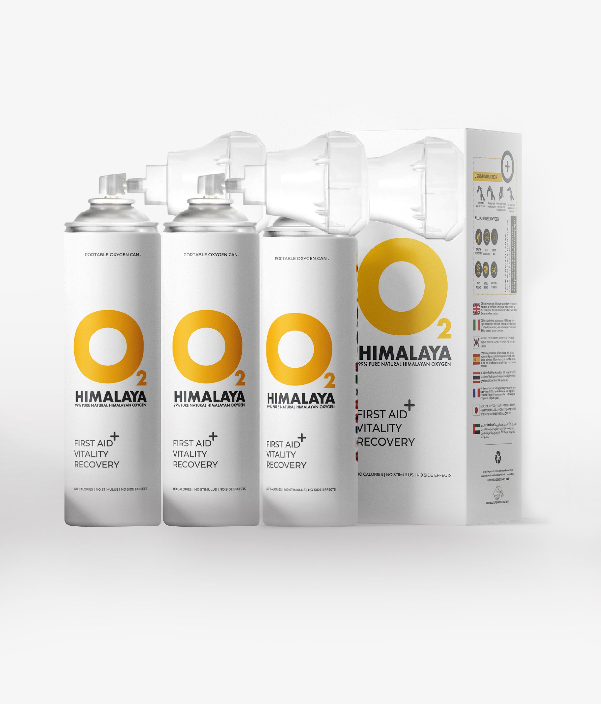 O2 Himalaya Oxygen - 12 litre, Portable Oxygen Can – O2Himalaya