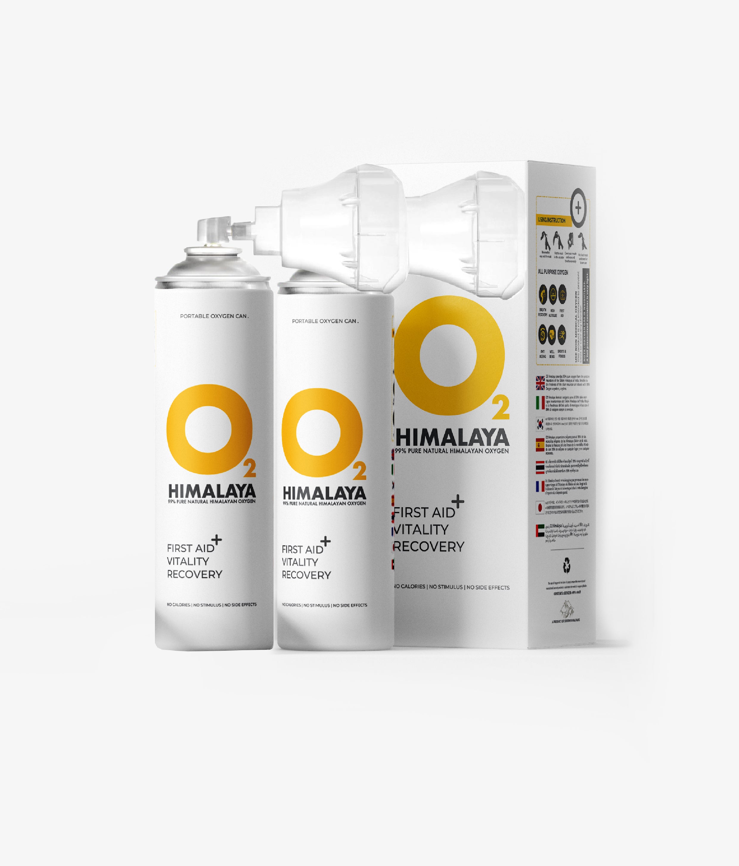 O2 Himalaya Oxygen - 12 litre, Portable Oxygen Can – O2Himalaya